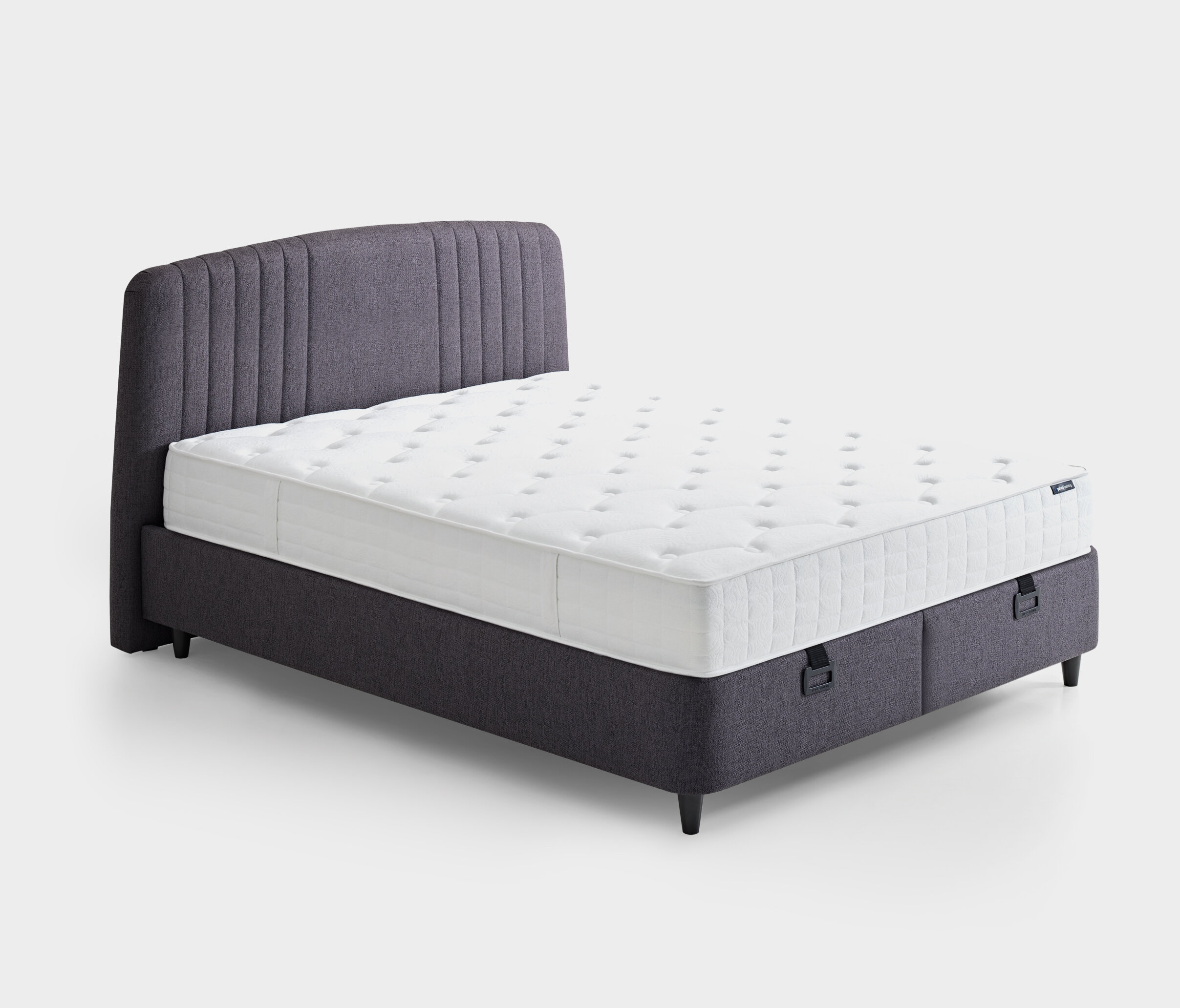 Silver Therapy 3'lü Set Yatak Baza Başlık, 90x190 cm