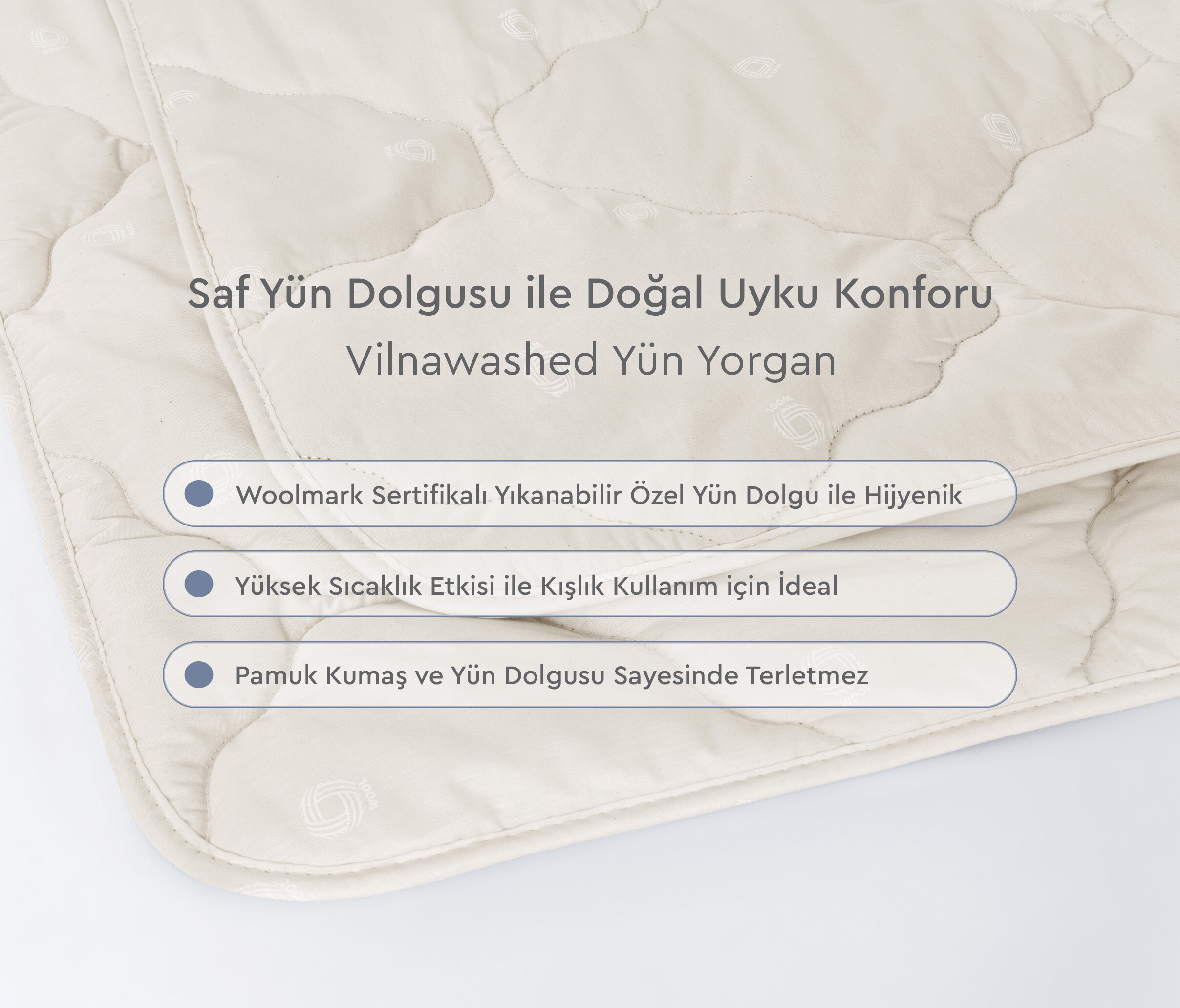 Vilnawashed Yün Yorgan