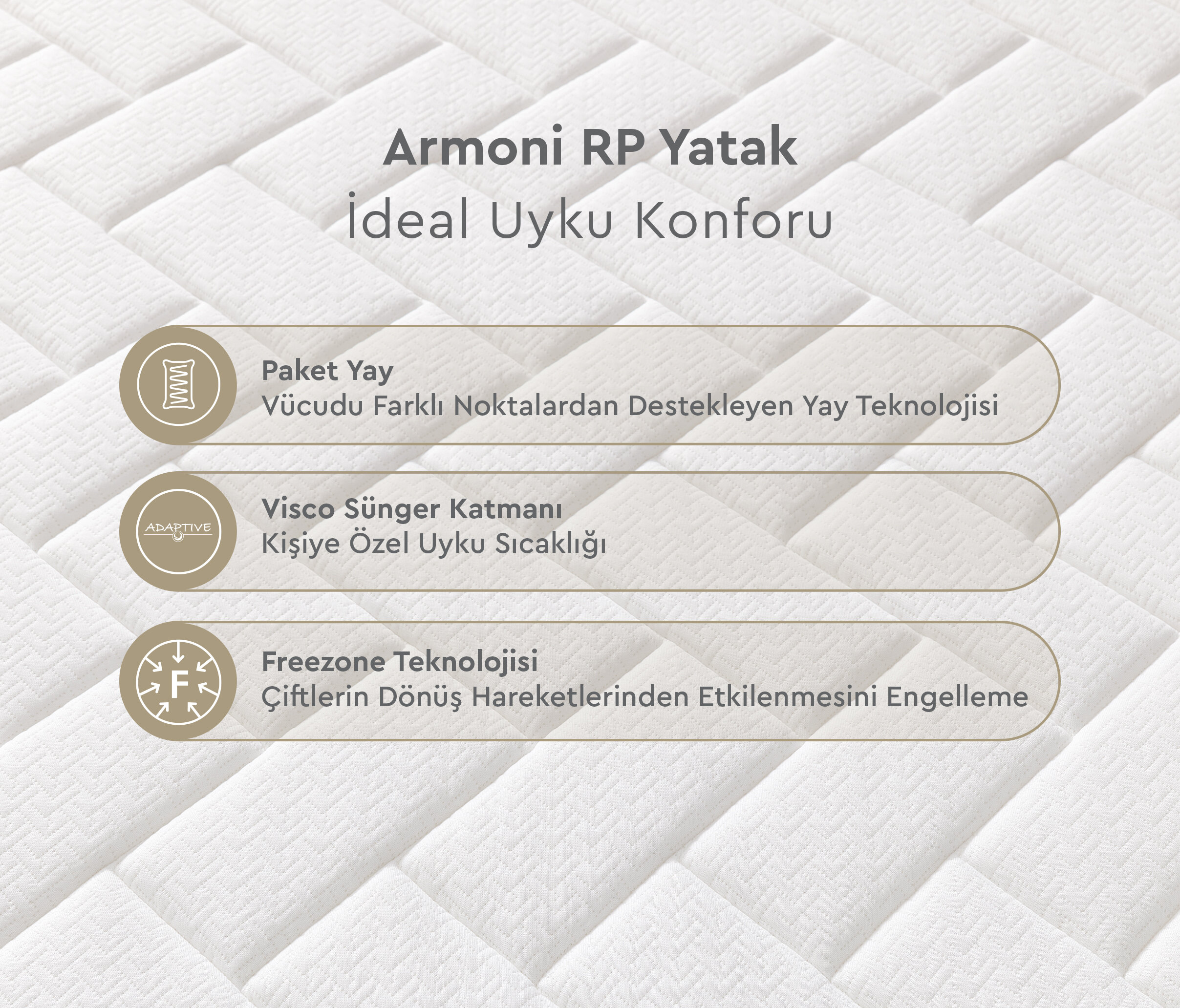 Armoni Roll Pack Yatak, 160x200 cm