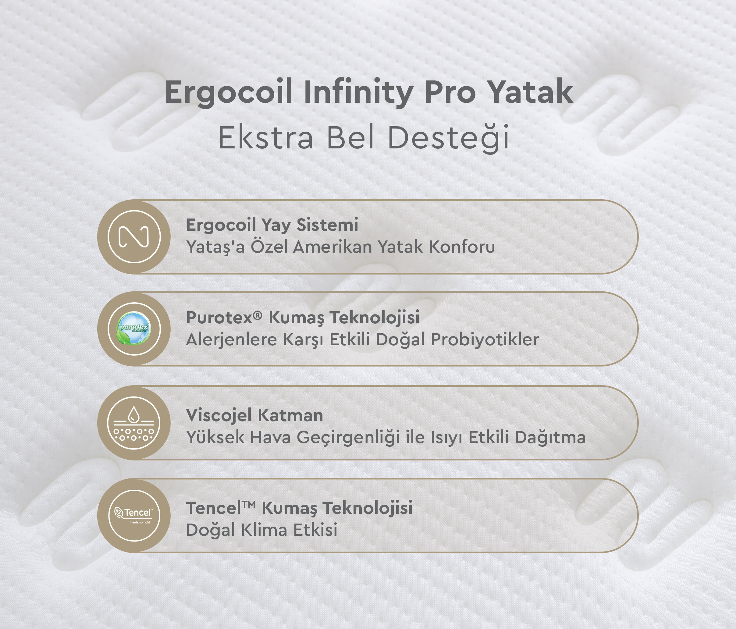 Ergocoil Infinity Pro Ergocoil Yay, 120x200 cm