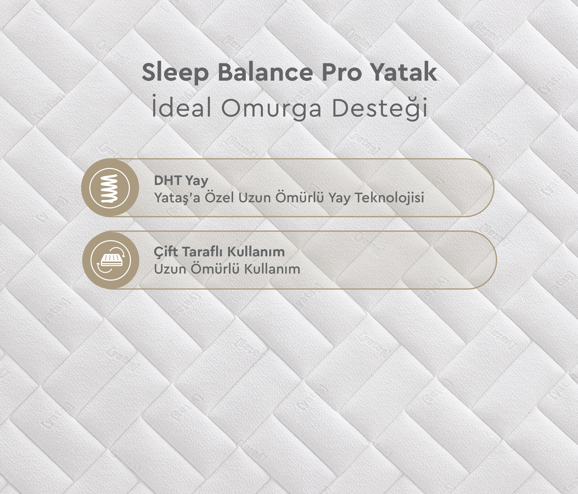 Sleep Balance Pro DHT Yaylı Yatak, 90x190 cm